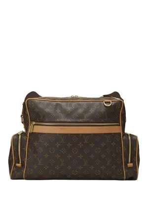 LOUIS VUITTON Monogram Sac Squash Messenger Bag - Brown
