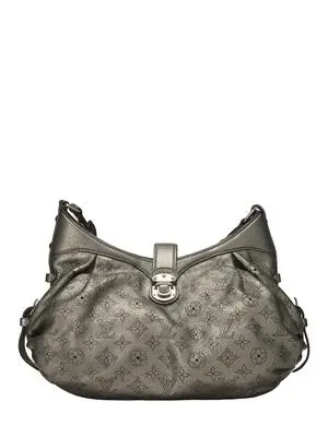 LOUIS VUITTON Monogram Leather Mahina Xs - Silver
