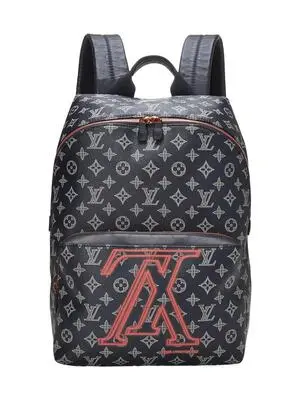 LOUIS VUITTON Upside Down Monogram Apollo Backpack - Navy