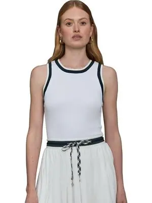 The Upside Kristy Rib Tank - White