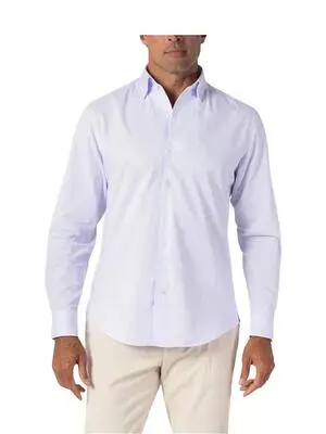 Robert Talbott Morgan Pinpoint Oxford Shirt - Lavendar Oxford