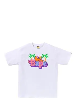 A BATHING APE Colors Milo On Summer Tee Shirt - White