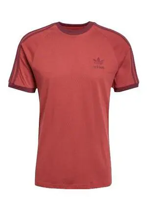 Adidas Adicolor Classics 3stripes Tee Shirt - Preloved Ruby