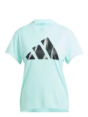 Adidas Run It Brand Love T-shirt - Semi Flash Aqua