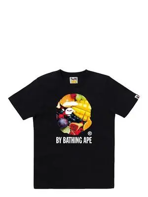 BAPE Fruit Print Tee - Black
