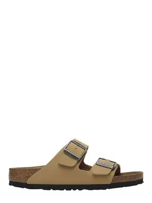 BIRKENSTOCK Arizona Birkibuc Sandals - Latte Cream