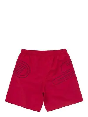 Supreme Big Logo Nylon Short - Red