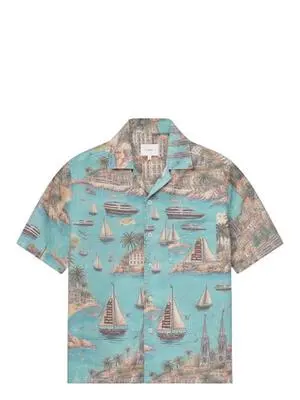 Rhude Sailing Map Shirt - Multi Color