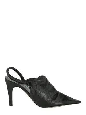 Bottega Veneta Pointed Toe Mules - Black