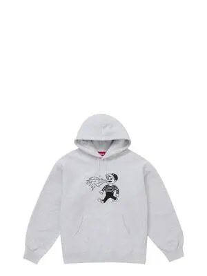 Supreme Homerun Hooded Sweatshirt Heather Grey