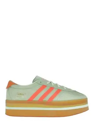 Adidas Gazelle Stack Sneakers - Semi Green Spark/solar Orange/gum