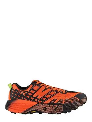 Hoka One One Speedgoat 2in Athletic Sneakers - Tomato/electric Green