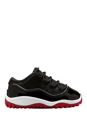 JORDAN 11 Retro Low Bred Sneakers - Black/white/varsity Red