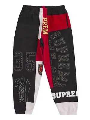 Supreme Patchwork Sweatpant - Black