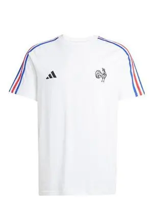 Adidas France Essentials 3stripes T-shirt - White