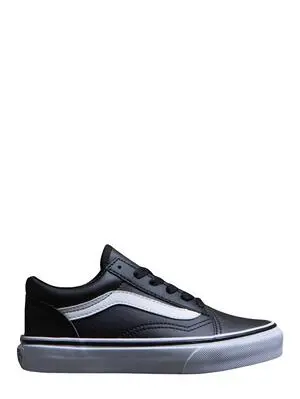 VANS Old Skool Leather Sneakers - Black/white