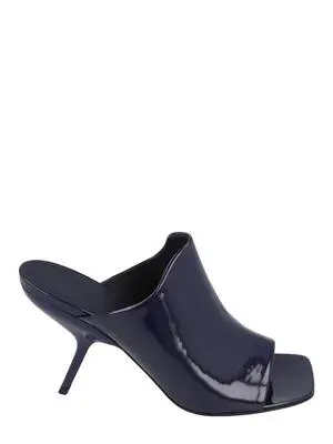 FERRAGAMO Era Patent Leather Mules - Blue