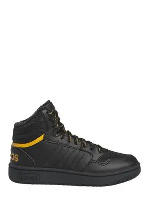 Adidas Hoops 3.0 Mid Top Sneakers - Core Black/preloved Yellow