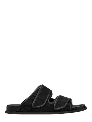Valentino Garavani Toile Iconographe Sandals - Black