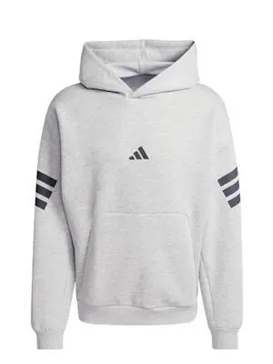 Adidas Future Icons 3-stripes Hoodie - Medium Grey Heather