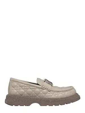 Dior Buffalo Loafer Cannage Leather - Dark Beige