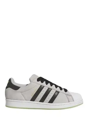 Adidas Superstar Lace Up Sneakers - Grey Two/core Black/gold Metallic