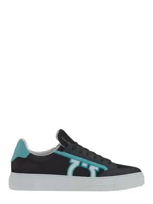 FERRAGAMO Borg 5 Sneakers - Black/blue