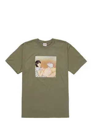 Supreme Mouse Tee Shirt (ss25) Olive