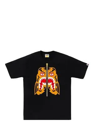 A BATHING APE Colors Tiger Tee Shirt Tee Shirt - Black