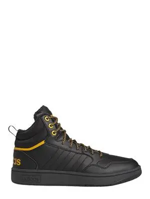 Adidas Hoops 3.0 Mid Winterized Sneakers - Core Black/preloved Yellow