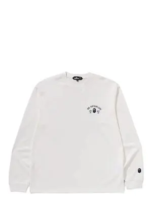A BATHING APE Long Sleeve Print Ii Tee Shirt - White
