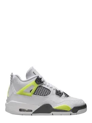 JORDAN 4 Retro Sneakers - White/light Lemon Twist/light Graphite