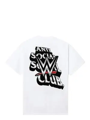 ANTI SOCIAL SOCIAL CLUB X Wwe Wrestlemania Tee Shirt - White