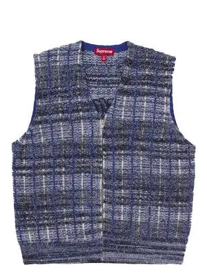 SUPREME Speckled Zip-Up Vest