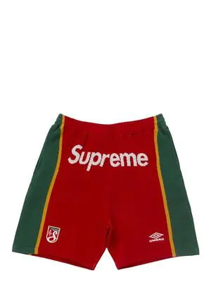 Supreme Umbro Knit Soccer Short - Red