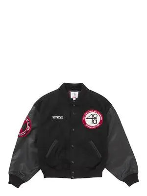SUPREME Supreme 40 Acres Malcolm X Varsity Jacket