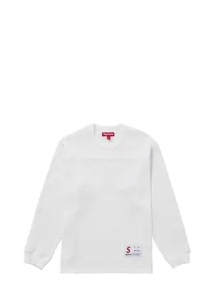 Supreme Long Sleeve Polartec Mesh Football Top White