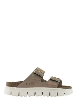 BIRKENSTOCK Arizona Chunky Suede Sandals Warm Sand