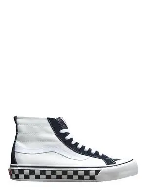 VANS Sk8-hi High-top Sneakers - Black/white/checker