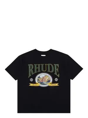 Rhude Monaco Regatta T-shirt - Vintage Black