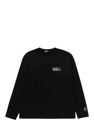 A BATHING APE Basic Long Sleeve Tee Shirt - Black
