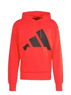 Adidas Essentials Big Logo French Terry Hoodie - Pure Ruby/black