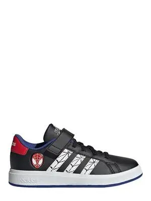 Adidas Grand Court Marvel Spider-man Sneakers - Core Black/cloud White/semi Lucid Blue