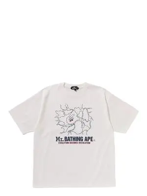 A BATHING APE Print Tee Shirt - White