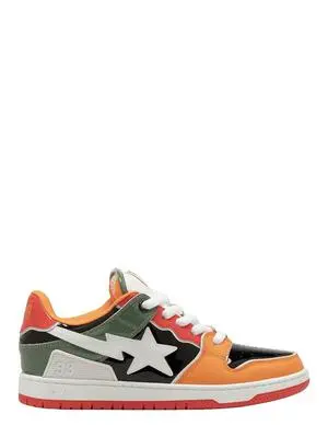 BAPE Bape Sk8 Sta #2 M1in Sneakers Green/orange