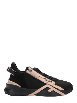 Fendi Flow Low Top Sneakers - Black