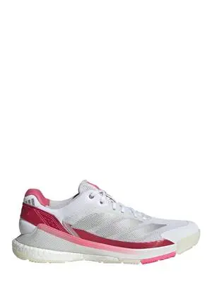 Adidas Crazyquick Boost Padel Sneakers - Cloud White/silver Metallic/lucid Pink