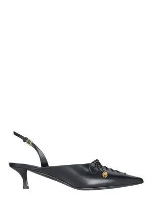 Givenchy Lace-up Slingbacks - Black