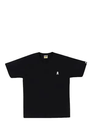 A BATHING APE Ape Crossbone One Point Tee Shirt - Black