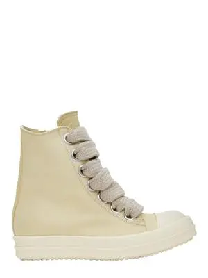 Rick Owens Jumbo Lace High-top Sneakers - Parchment/milk